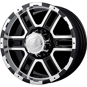 ION Alloy Wheels 179-8981B ION 179 SATIN BLACK MACHINED 18X9 8-165.1 ...