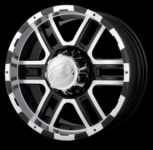 ION Alloy Wheels 179-7970B ION 179 SATIN BLACK MACHINED 17X9 8-170 0MM ...