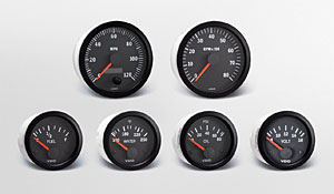 VDO Gauges 600-90261 VDO Vision Series Analog Gauge Sets | Autoplicity