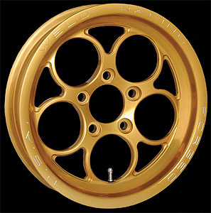 Weld Racing Wheels 767-15000 Magnum Import Drag Gold Wheels | Autoplicity