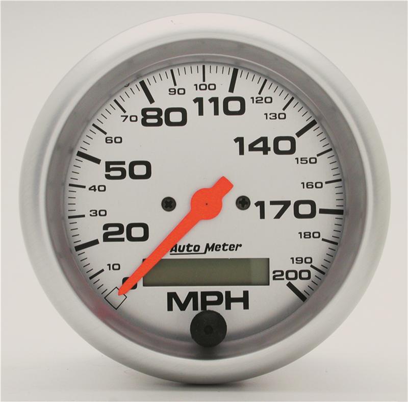Auto Meter 4486 3-3/8" Speedometer, 0-200 Mph, Ultra-Lite | Autoplicity