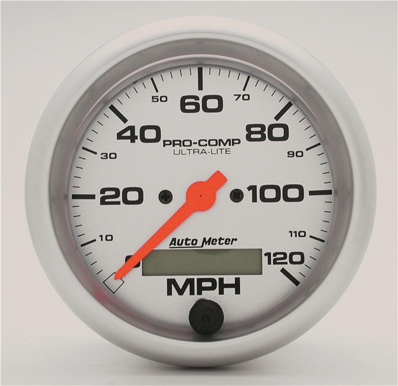 Auto Meter 4487 3-3/8" Speedometer, 0-120 Mph, Ultra-Lite | Autoplicity