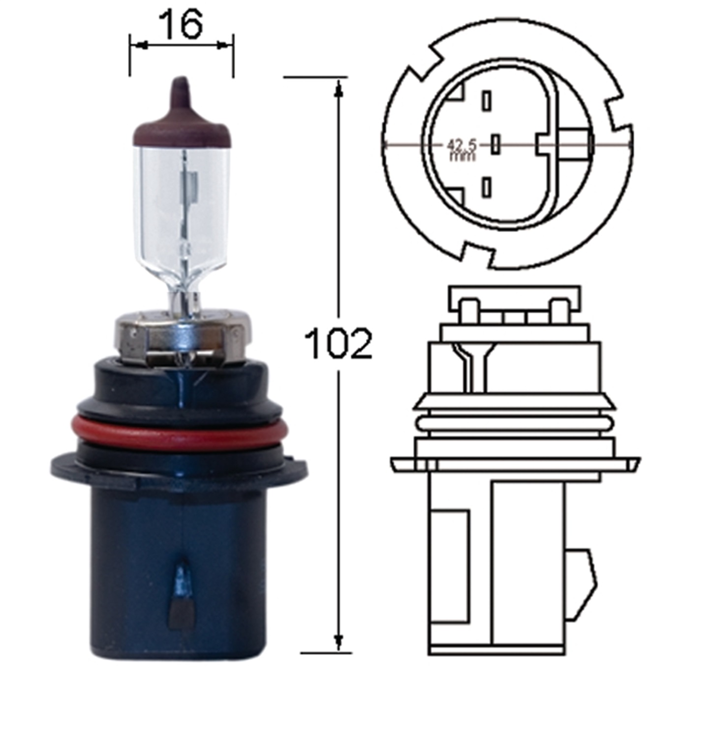 Hella H83175051 HB5/9007 Halogen Bulb | Autoplicity