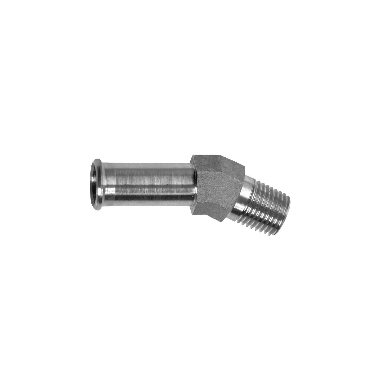 Professional Products 54187 30deg. S/s Ford Fuel Inlet Fitting-3/8-Npt ...