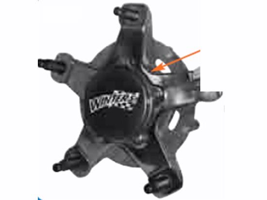 Winters 3750F Hub Wide 5 Front 2-7/8w/Rotor | Autoplicity