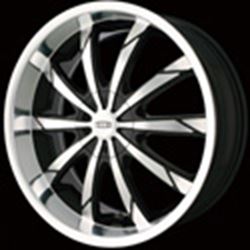 DIP Wheel D66-2811B DIP Slack Series Black Wheels | Autoplicity