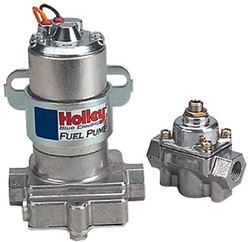 Holley 12-802-1 110 GPH Blue® Electric Fuel Pump With Regulator ...